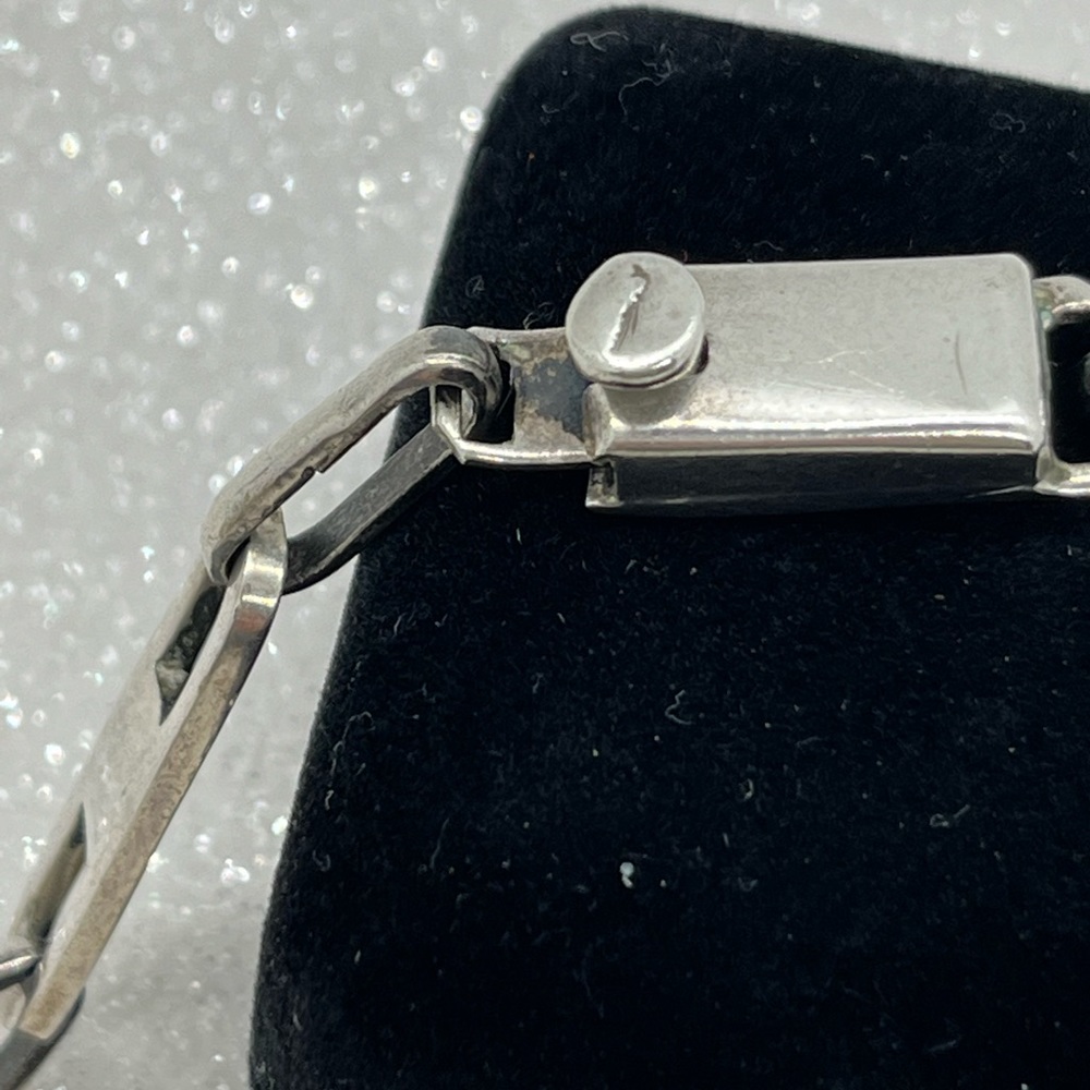 Taxco Mexican 925 Sterling Silver Rare Chain Necklace. - Gem